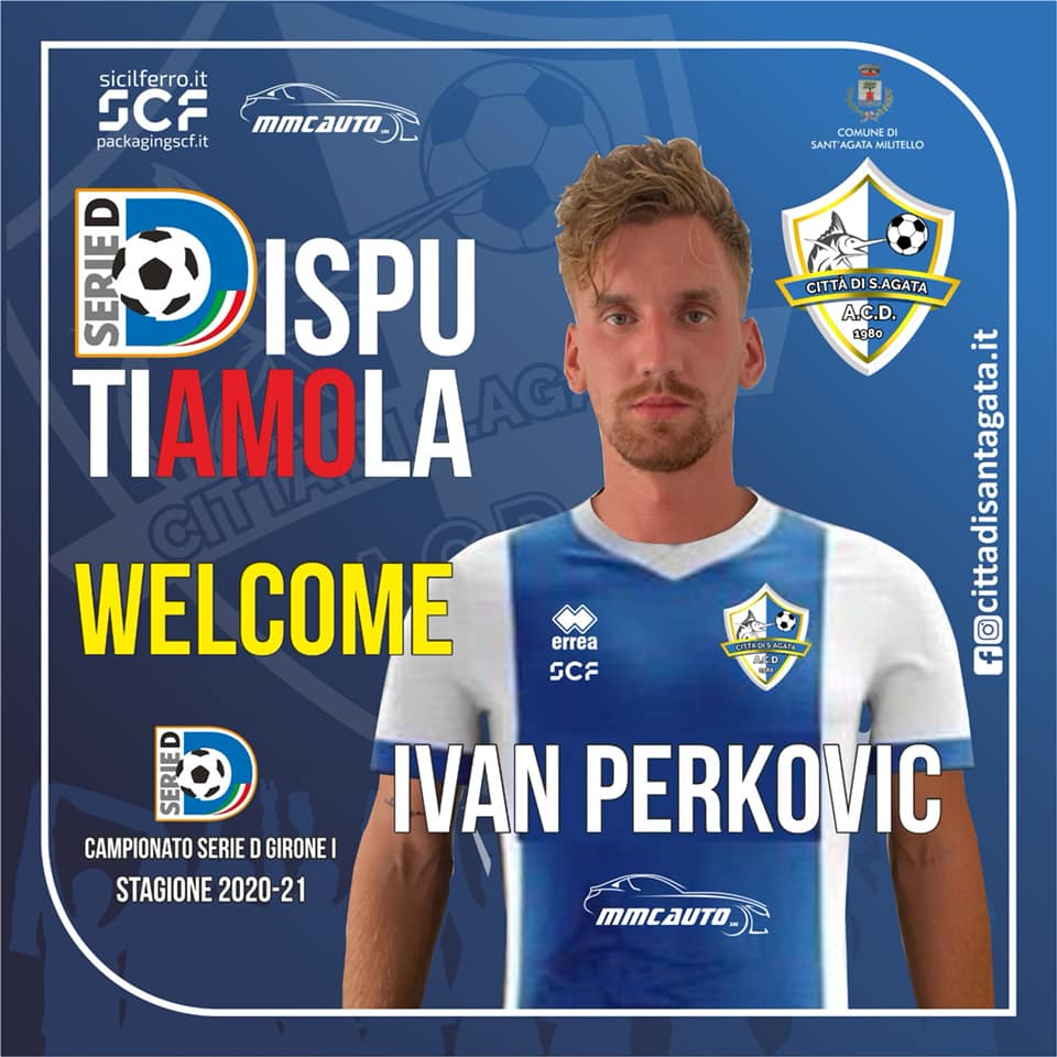 Il Città Di Sant’Agata acquista l'attaccante Ivan Perkovic