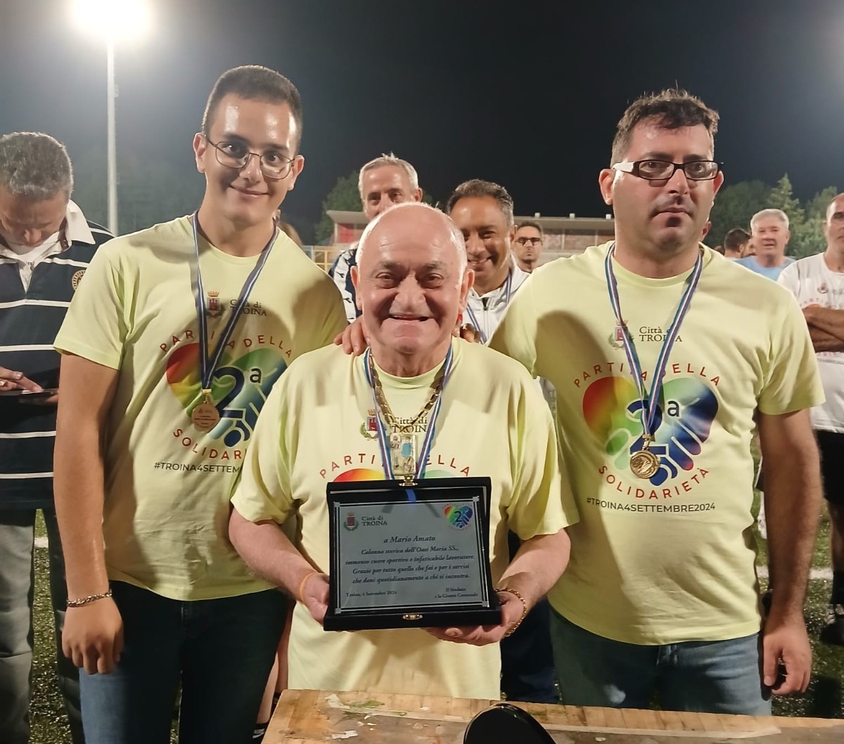 Oasi di Troina: riconoscimento a Mario Amato, speciale e storico ospite